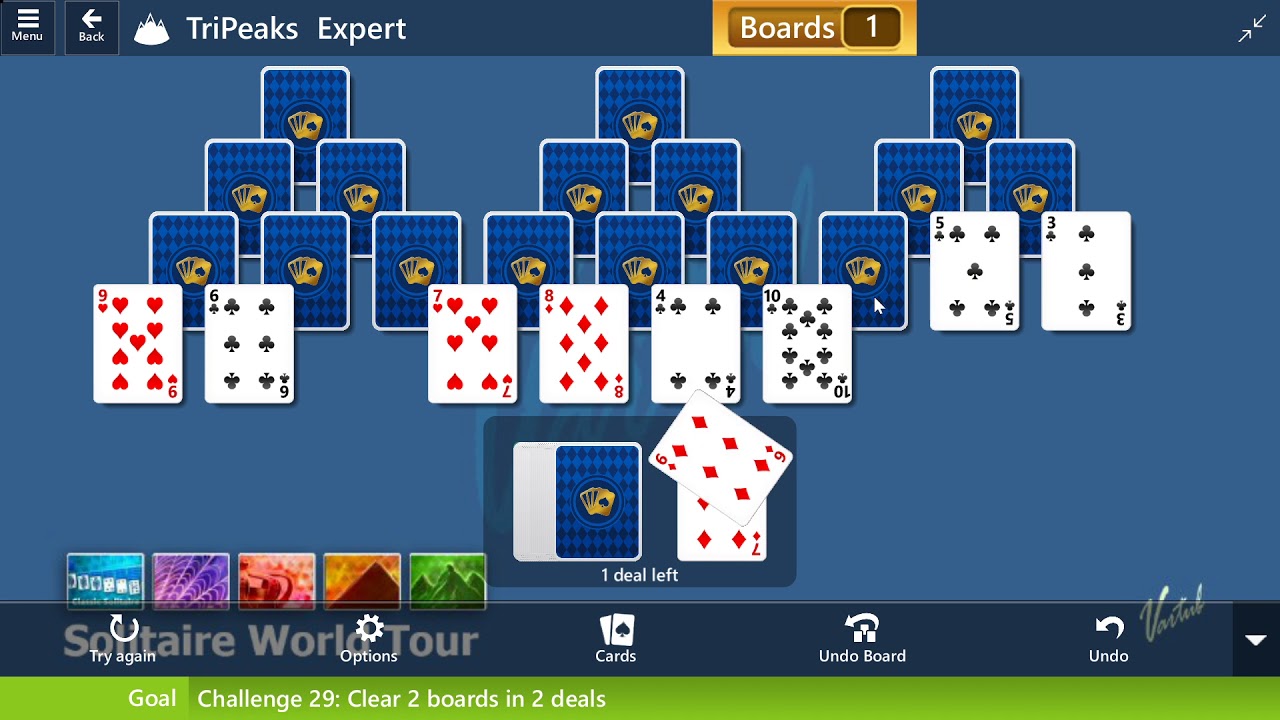 Solitaire World Tour Game #29 | February 15, 2020 Event - YouTube