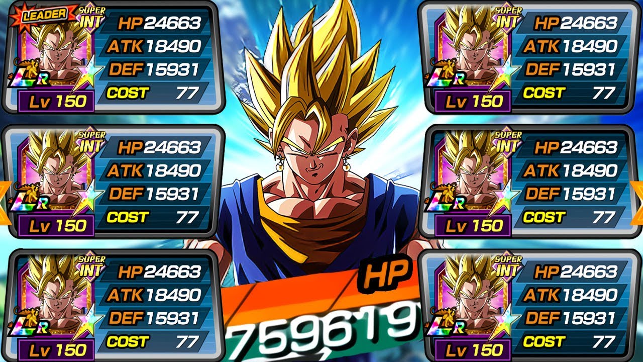 FULL LR SUPER VEGITO ONLY TEAM VS LEGENDARY GOKU EVENT! Dragon Ball Z ...