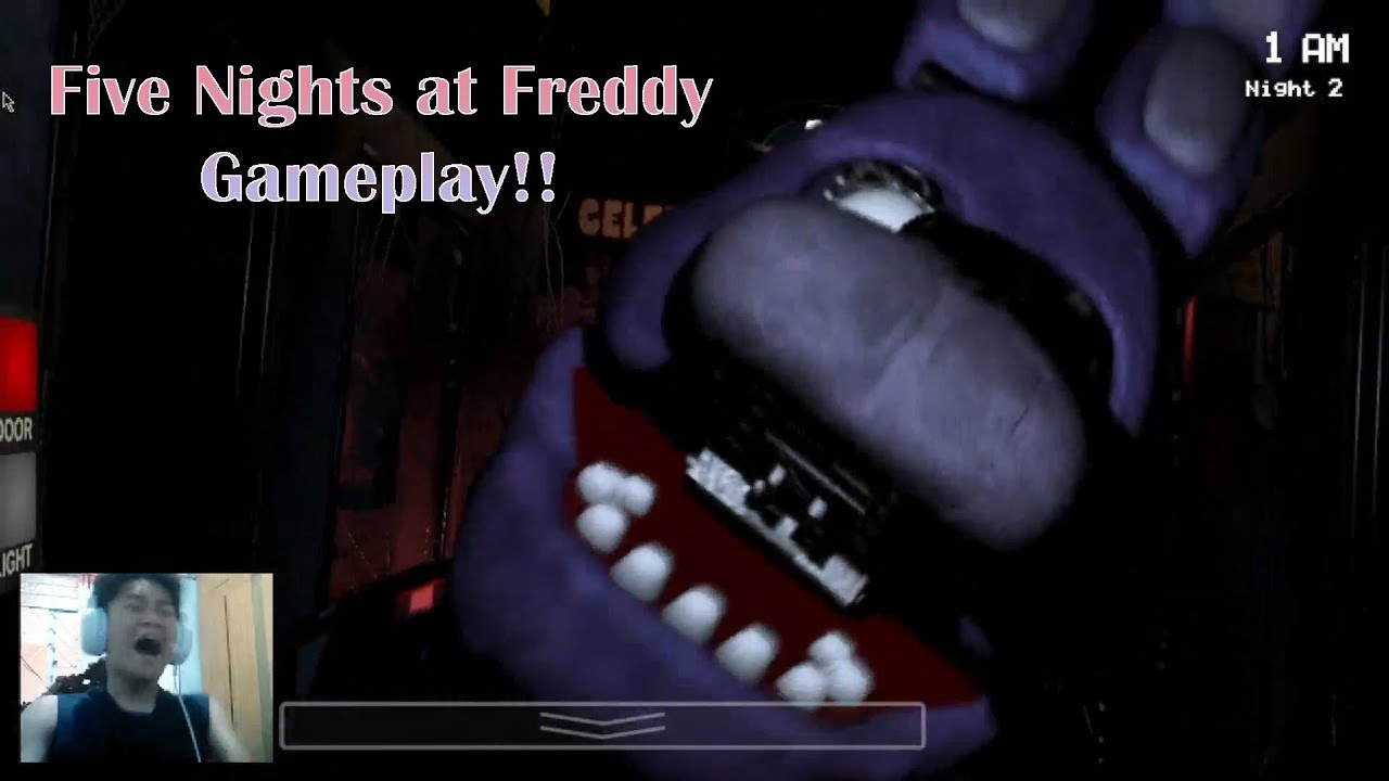 FIve Night's At Freddy Gameplay!!! FNAF Gameplay Episode 1 - YouTube