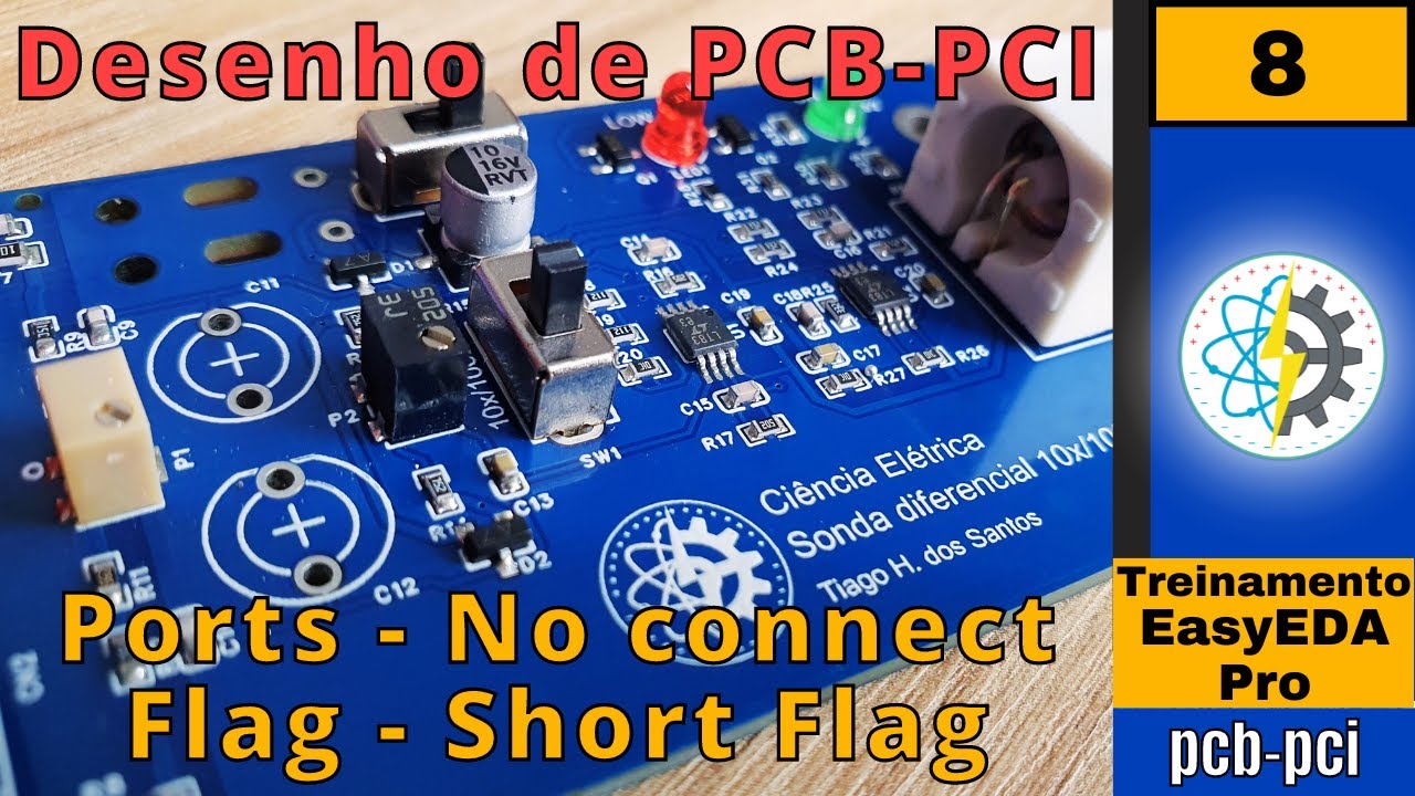 EasyEDA Pro – PCB - Conexão usando Ports e dicas de Flags - Aula 8 ...