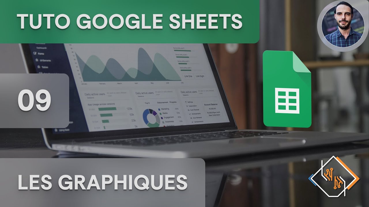 Google Sheets - 09 - Les Graphiques (Tuto Complet en Français) - YouTube