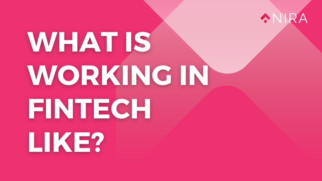 What is working in fintech like? - YouTube