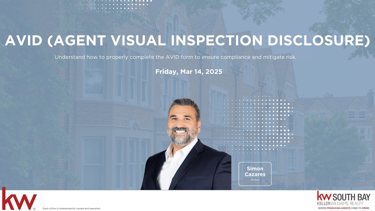 AVID (Agent Visual Inspection Disclosure) (03/14/25) - YouTube