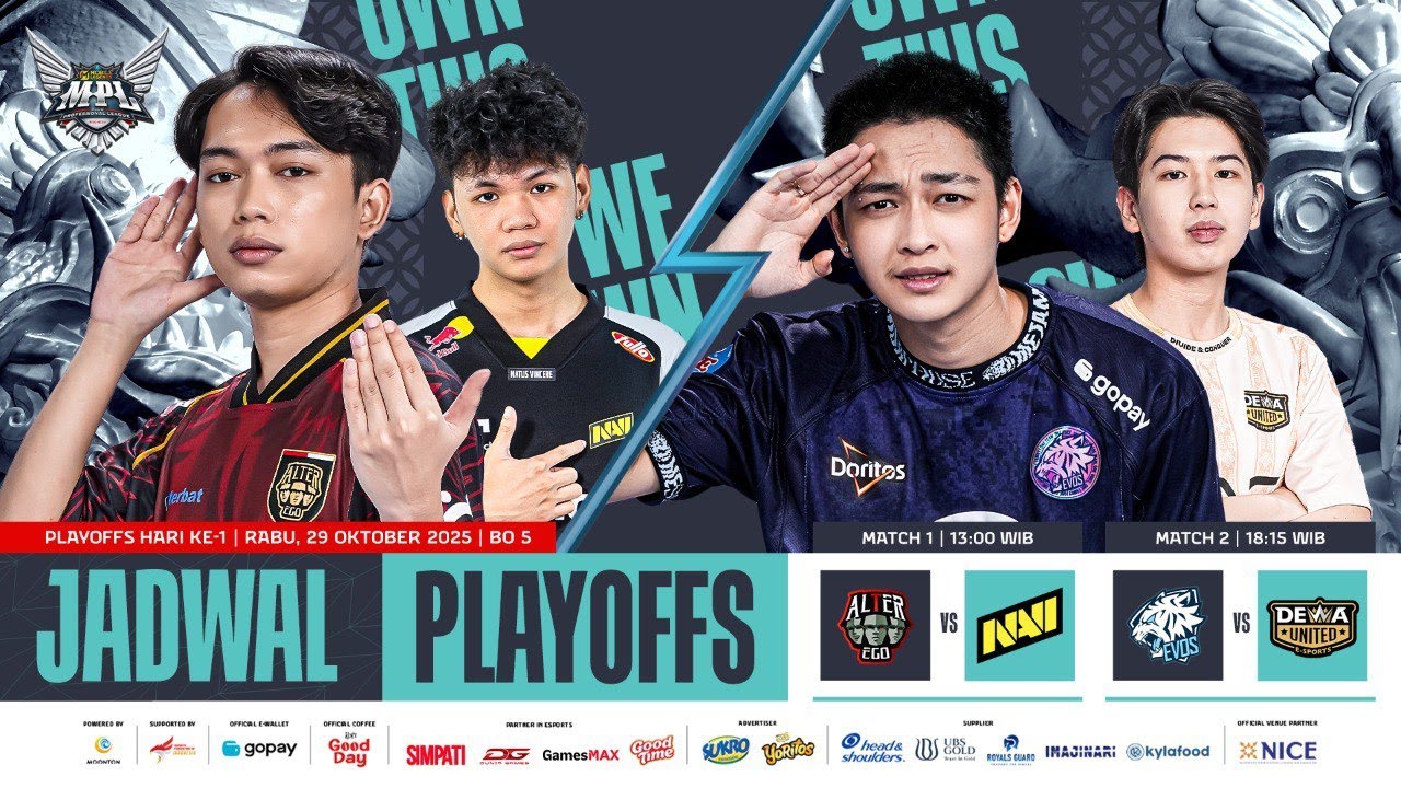 🔴 LIVE | MPL ID S16 | Playoffs Hari 1 | Bahasa Indonesia - YouTube