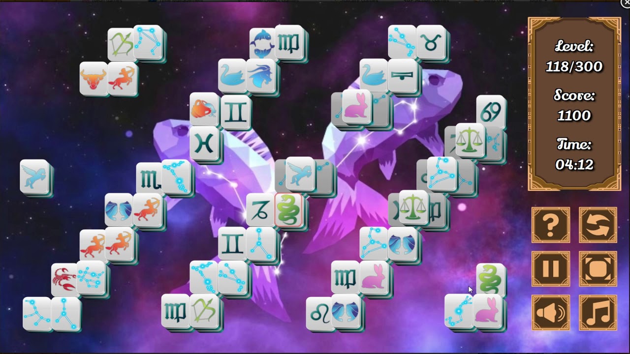 Zodiac Mahjong Level 118/300 - YouTube