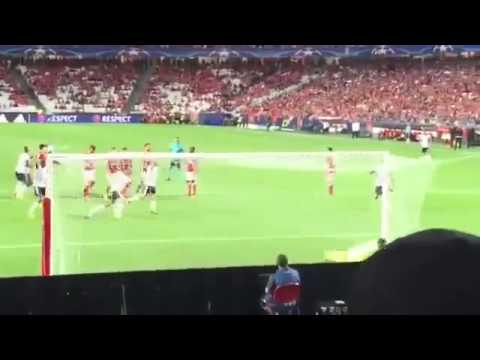 Benfica Beşiktaş Talisca attı, Estadio da Luz böyle sustu!