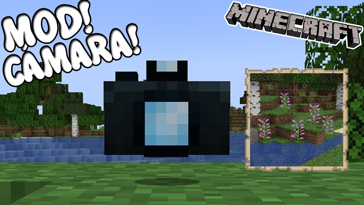 SUPER CÁMARA DE FOTOS! Minecraft 1.18.2 MOD POLAROID CAMERA! - YouTube