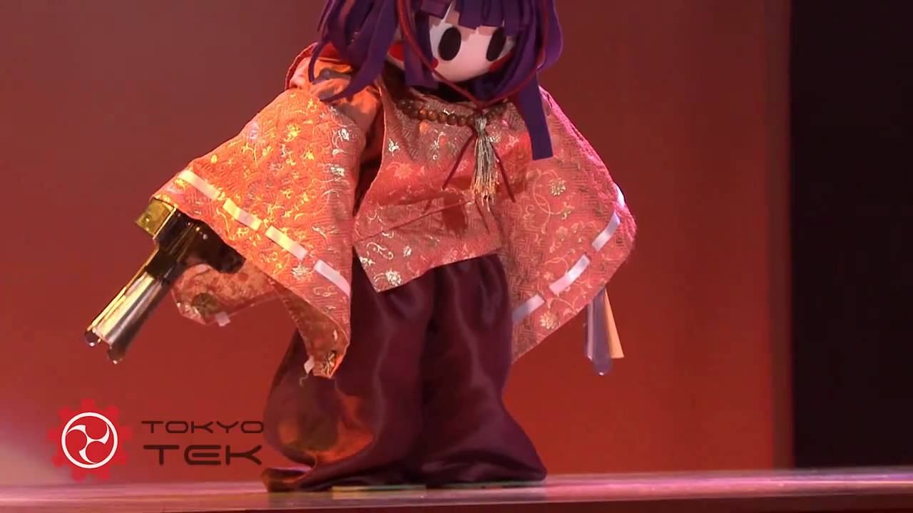 Japanese Robot does Traditional Dance - YouTube