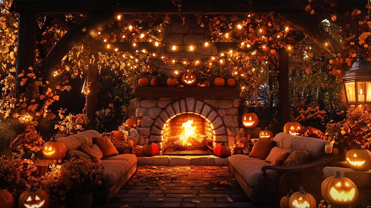Crackling Fireplace Ambience Sounds | Fireplace Burning | Cozy ...