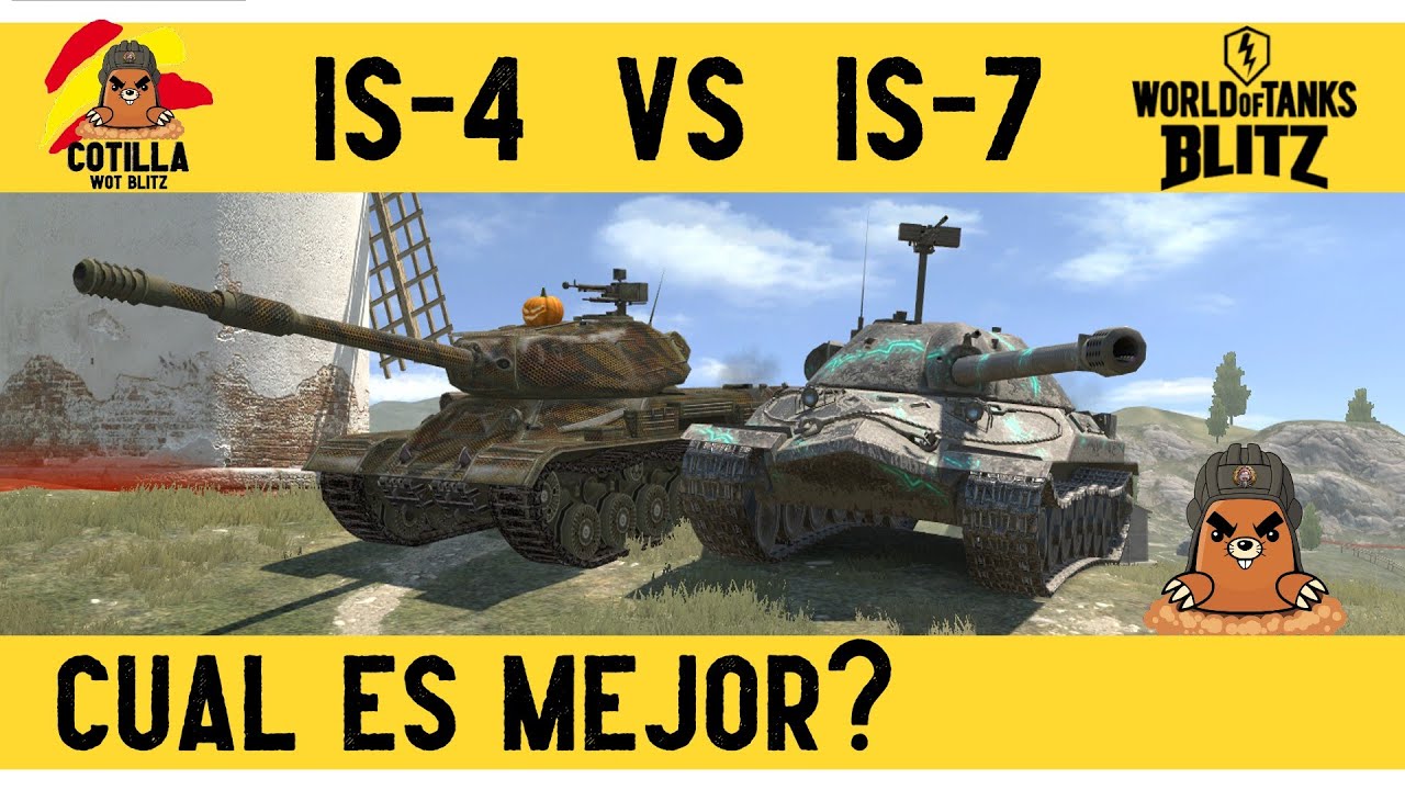 IS-7 vs IS-4 WoT Blitz | Cual es mejor IS-4 o IS-7? World of Tanks ...