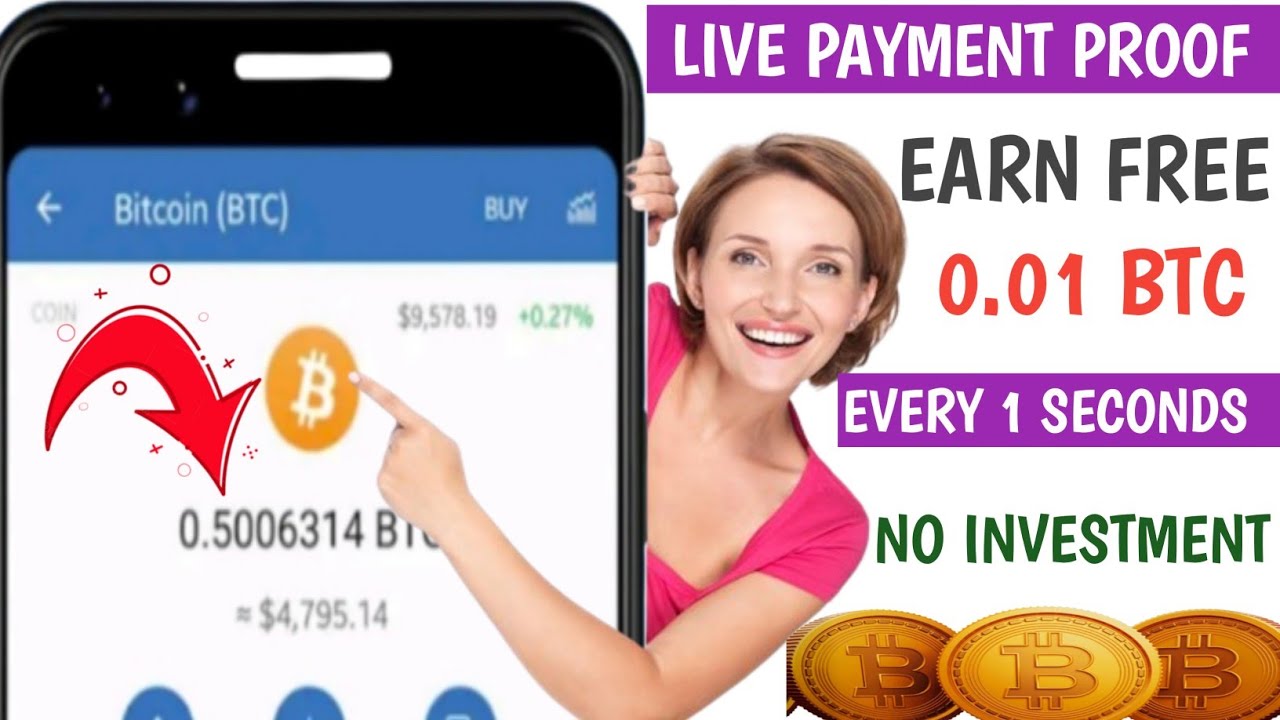 💲Earn Free Bitcoin Every 1 Seconds 0.16 BTC Payment Proof 🚀! Free BTC ...