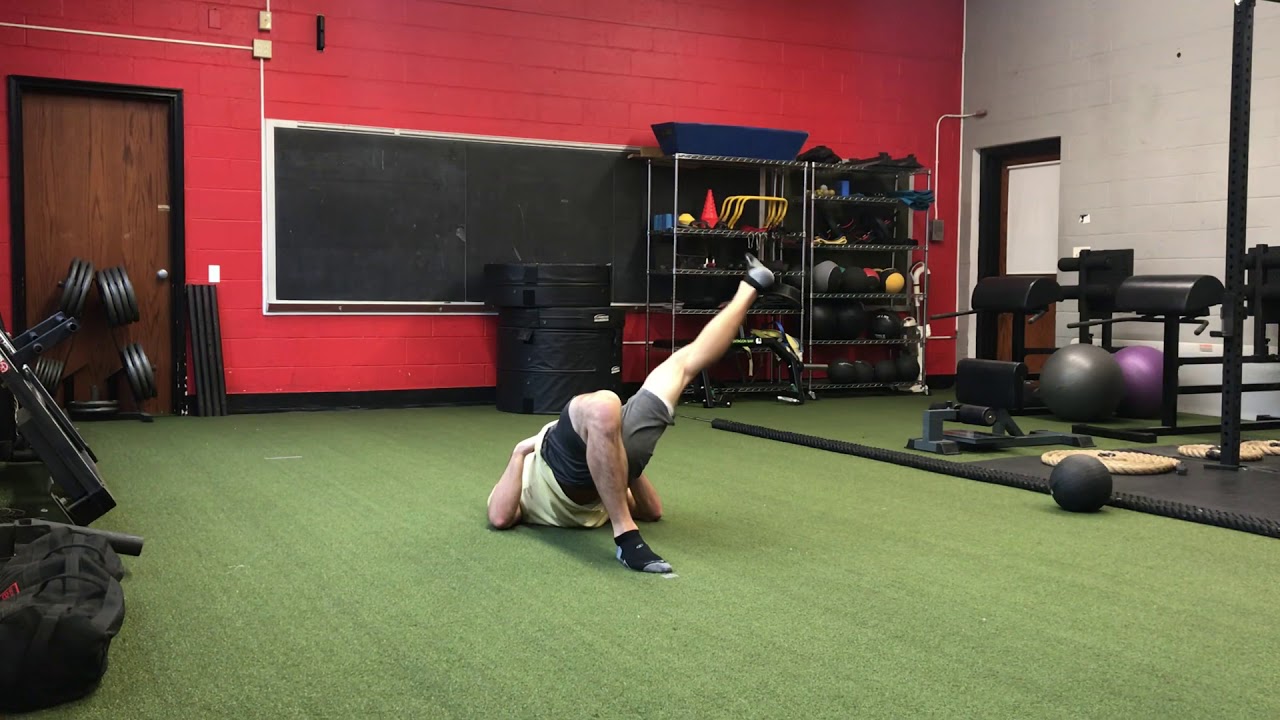 Supine Leg Whip - YouTube