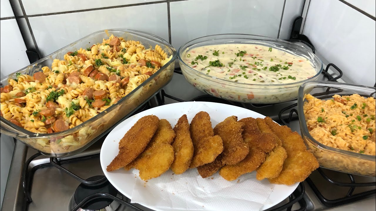NOSSO ALMOÇO SIMPLES E DELICIOSO !!! RECEITINHAS COM AMOR ️ - YouTube