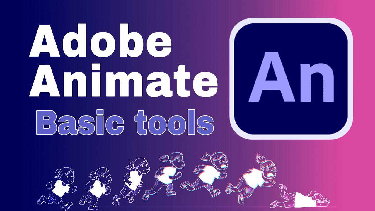 Adobe Animate Basic Tools Video 001 #animation - YouTube