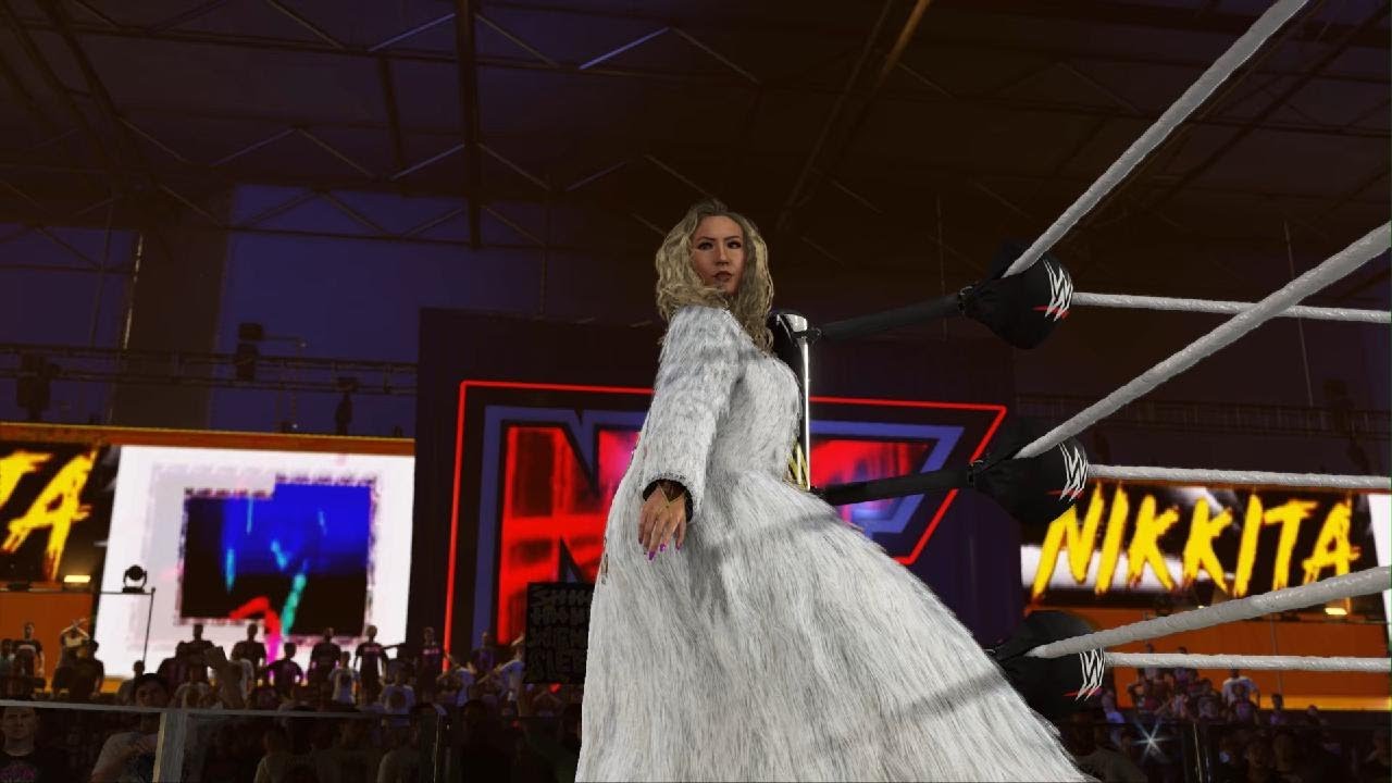 WWE 2K24 Fatal 4 way Roxanne Perez Nikkita Lyons Blair davenport Wendy ...