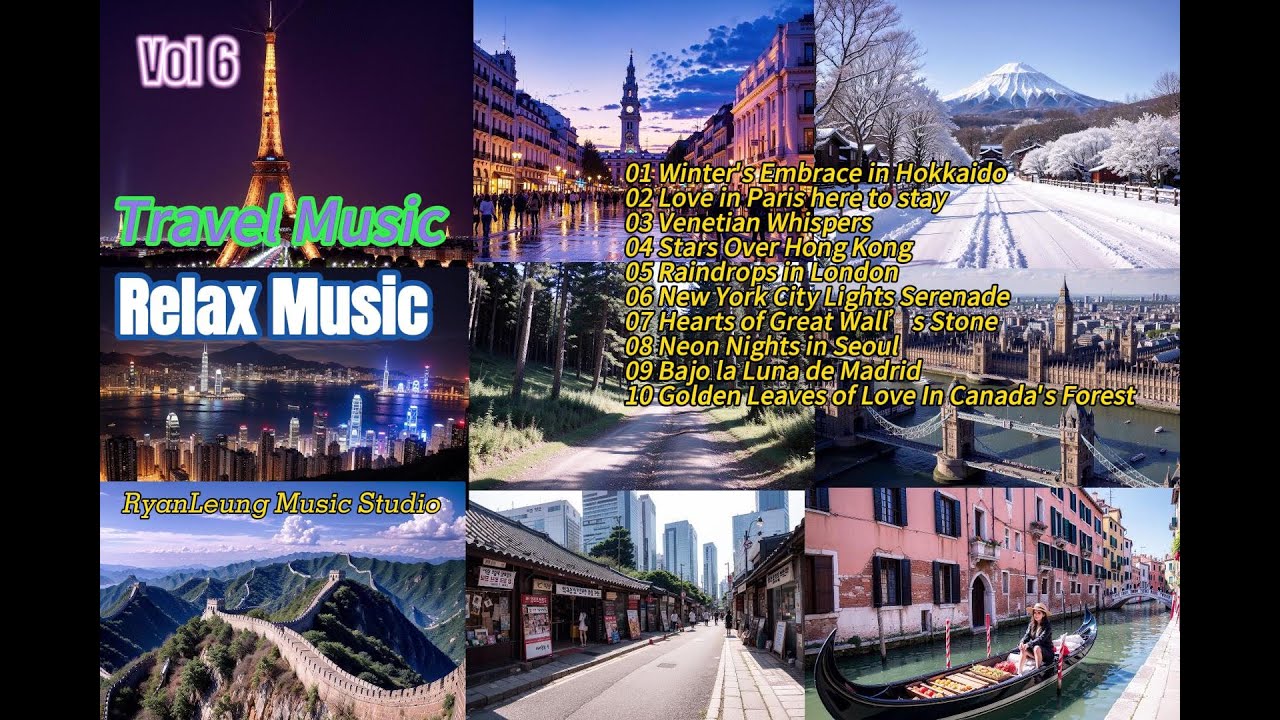 Travel Relax Music! The 10 Most Travel Songs Around the World, Relax ...