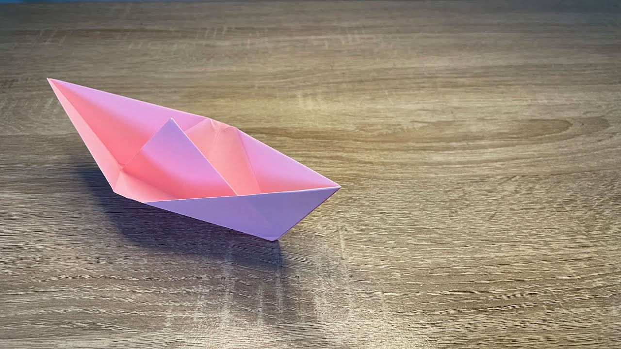 DIY Origami Boat - How To Make a Paper Boat - YouTube