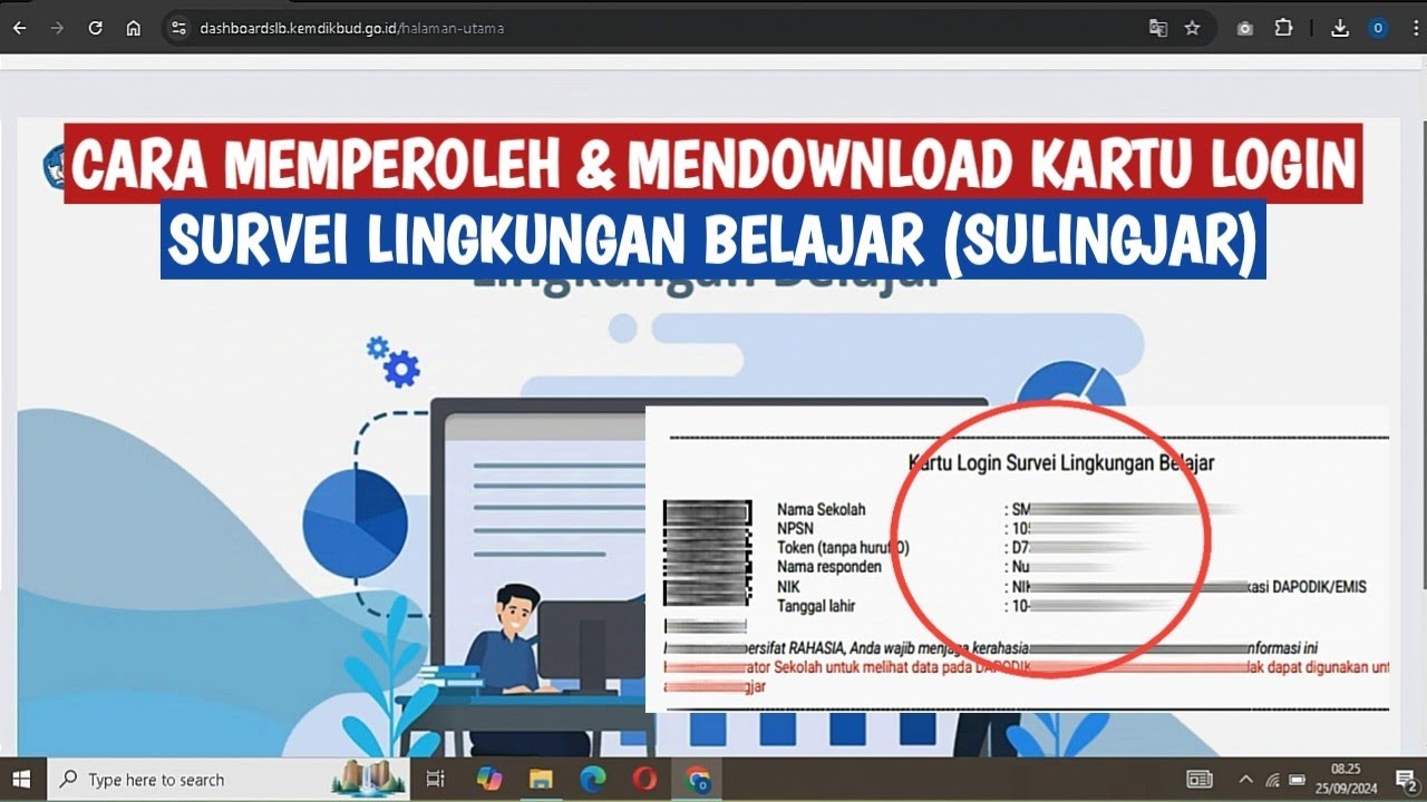 CARA MEMPEROLEH & MENDOWNLOAD KARTU LOGIN SULINGJAR SERTA CARA LOGIN DI ...