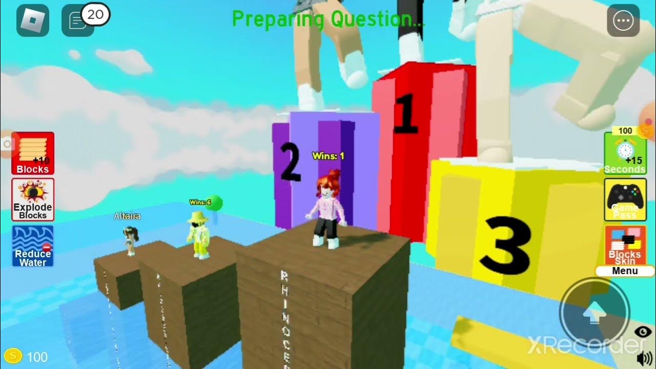 LONGEST ANSWER WINS! | Easy Mode | Roblox Game | New Update - YouTube