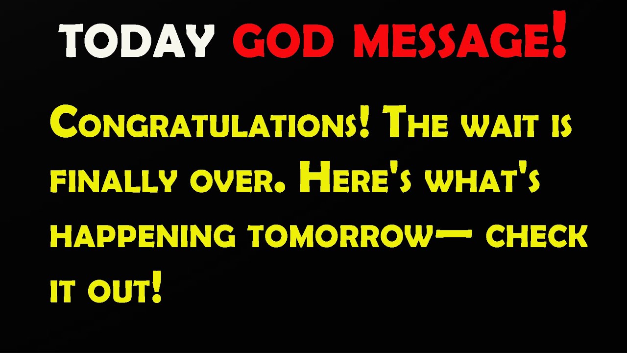 🛑 Child, the wait is finally over! Here's what will happen tomorrow ...