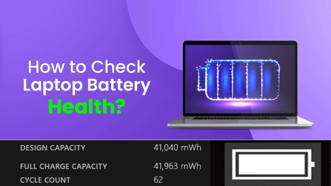 How to check Laptop Battery Health & Other Details / easily using CMD ...