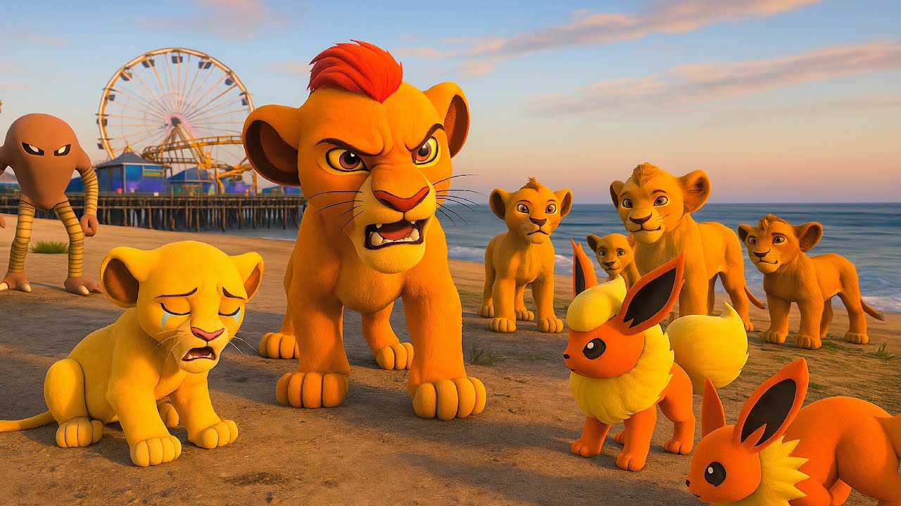 Simba's Little Lion Cub CRIES After Brutal Pokémon Attack 😢🔥 | Epic ...