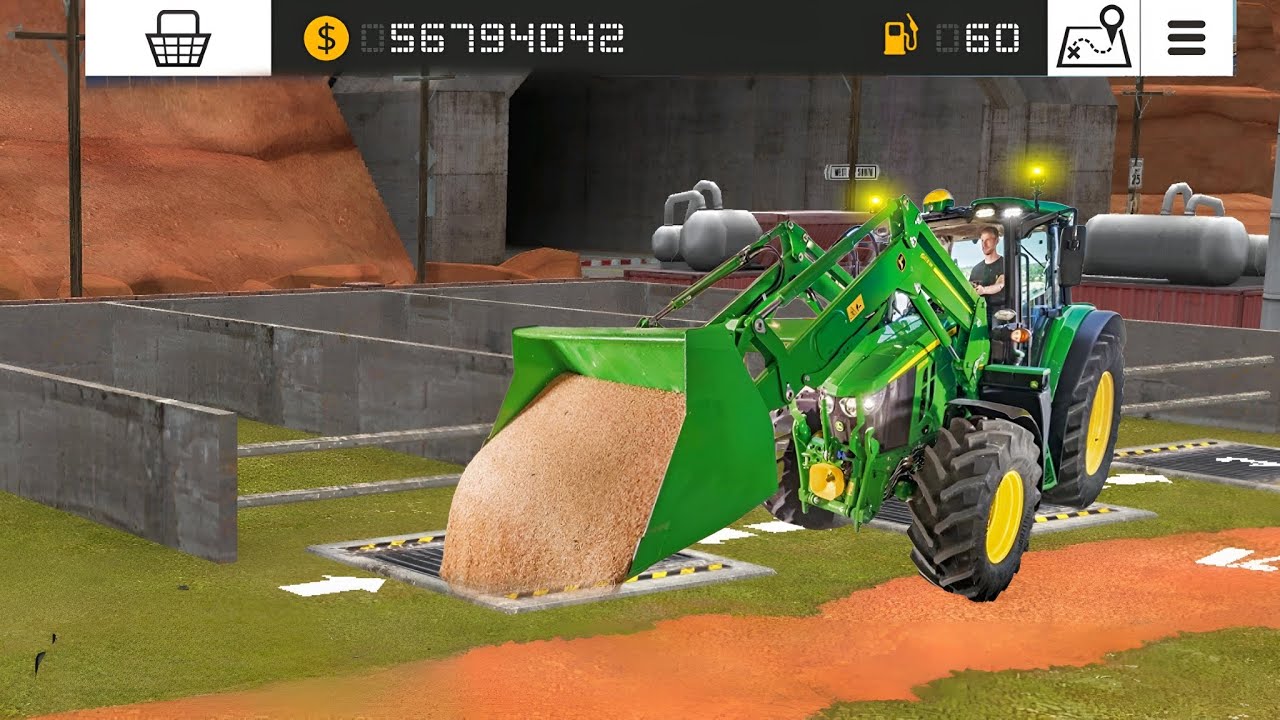 Fs 18 Collect Straw And Delivered In The Storage ! Fs18 Gameplay ...