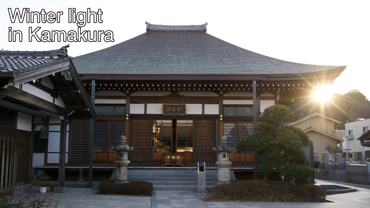 Winter morning in Kamakura with Nikon Z6 - YouTube