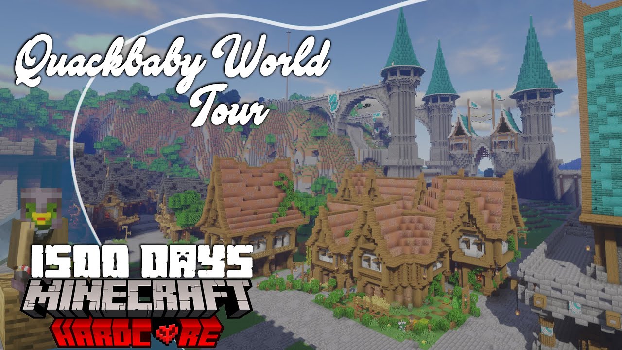 Hardcore Minecraft 1500 Day World Tour - YouTube