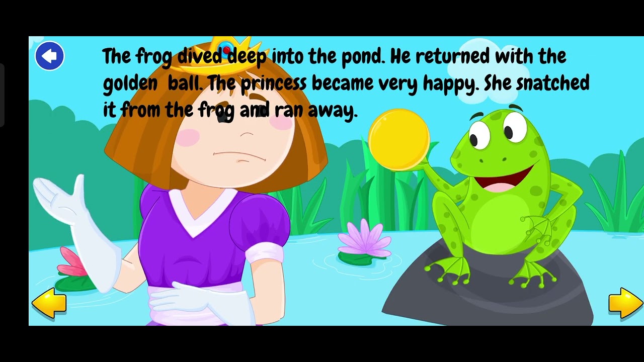 The frog Prince English story - YouTube