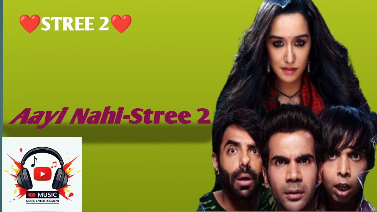 Aayi Nahi Stree 2 lofi song || Rajkumar Rao || Pawan Singh ke GANA ...