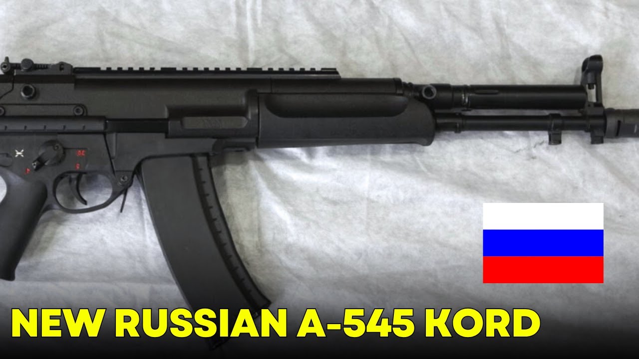 Russian intelligence received new A-545 KORD assault rifles - YouTube