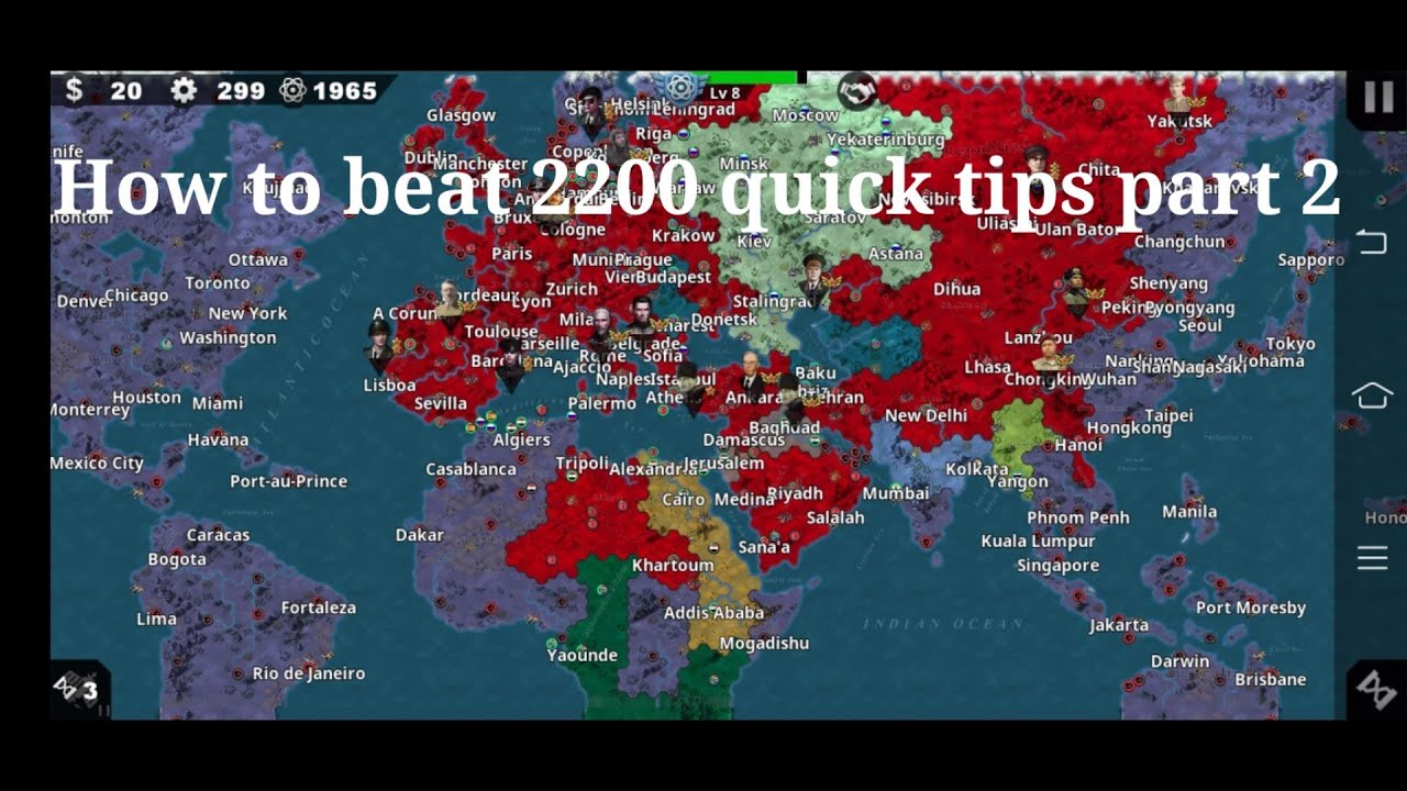 World conqueror 4 2200 challenge quick tips part 2 (my 150 video) - YouTube