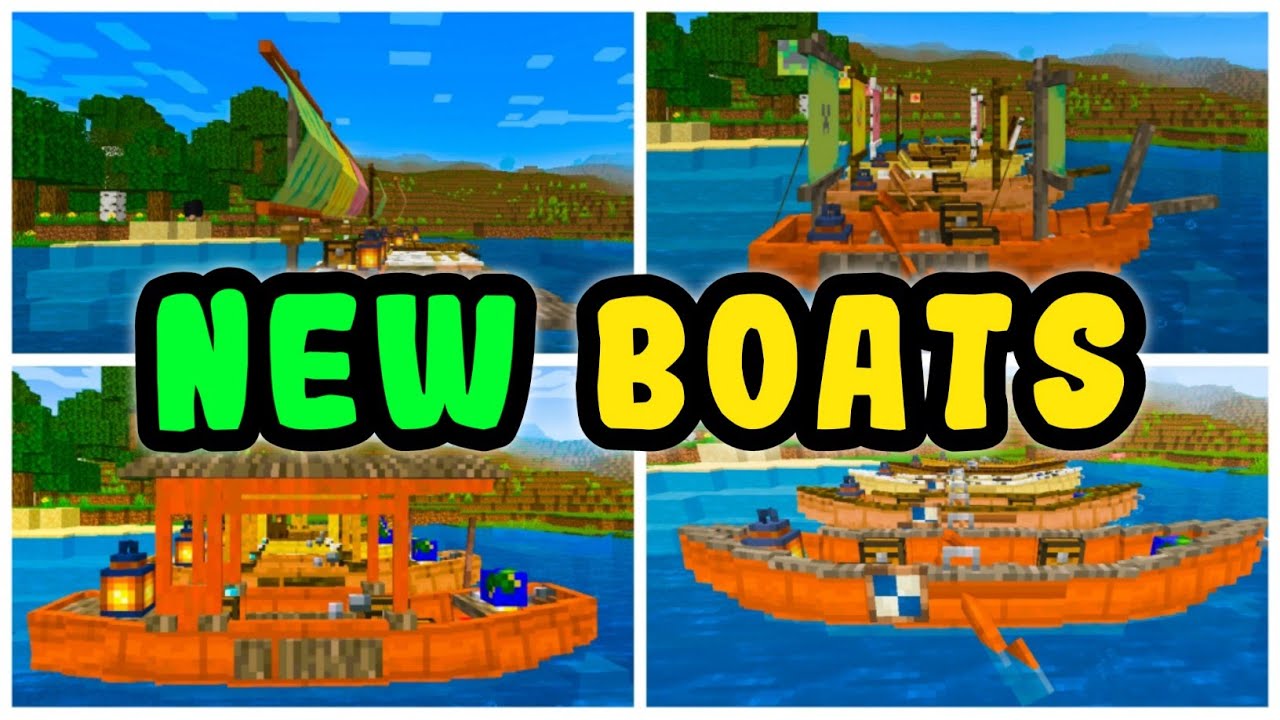 Enhanced Boats Texture Pack For Mcpe - YouTube