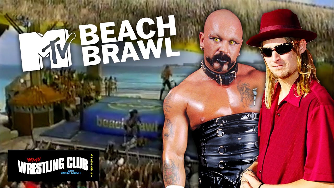 Revisiting WCW & MTV's Beach Brawl with Kid Rock - YouTube