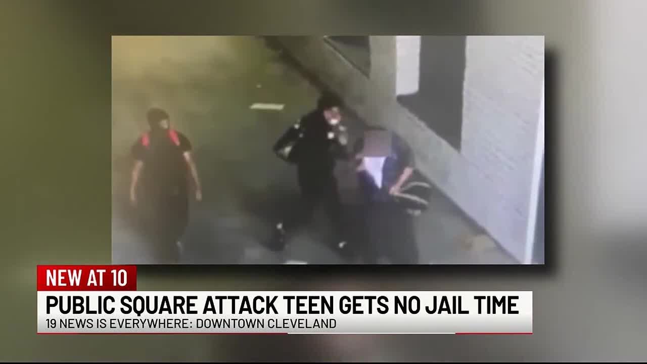 No prison time for teen behind Cleveland’s Public Square attack - YouTube