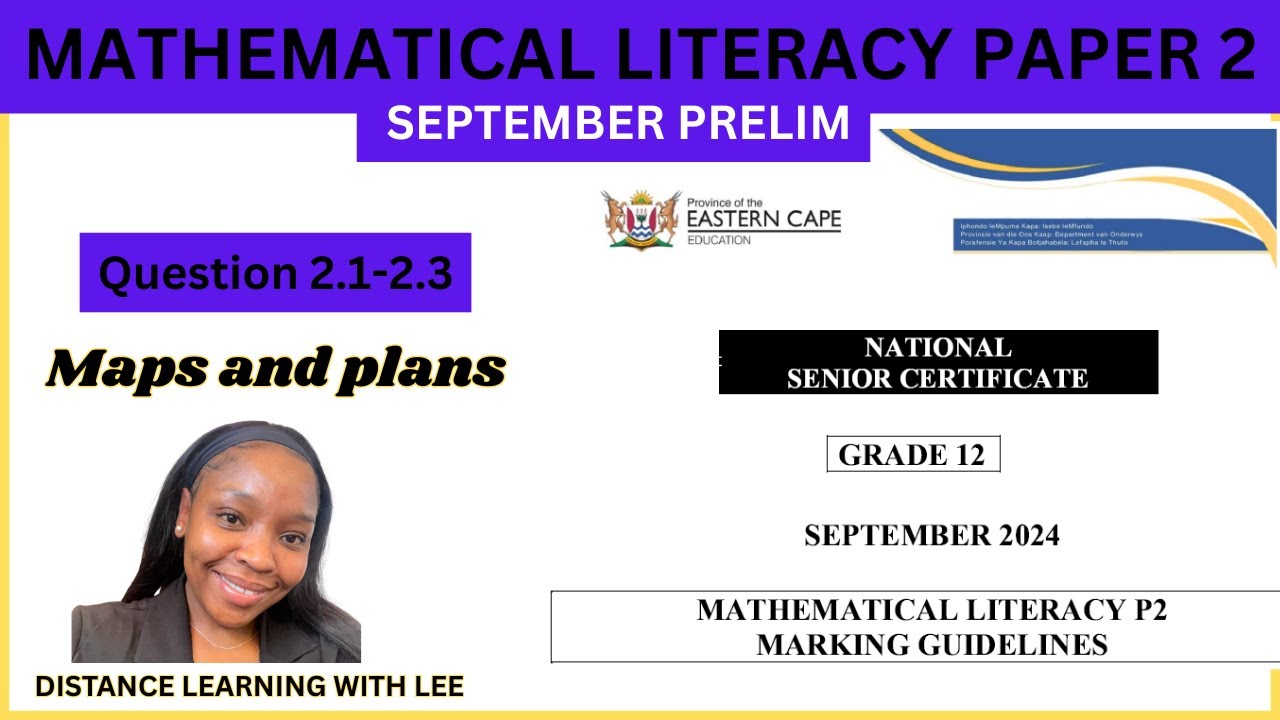 Grade 12 Maths literacy paper 2 Prelim | Question 2 - YouTube