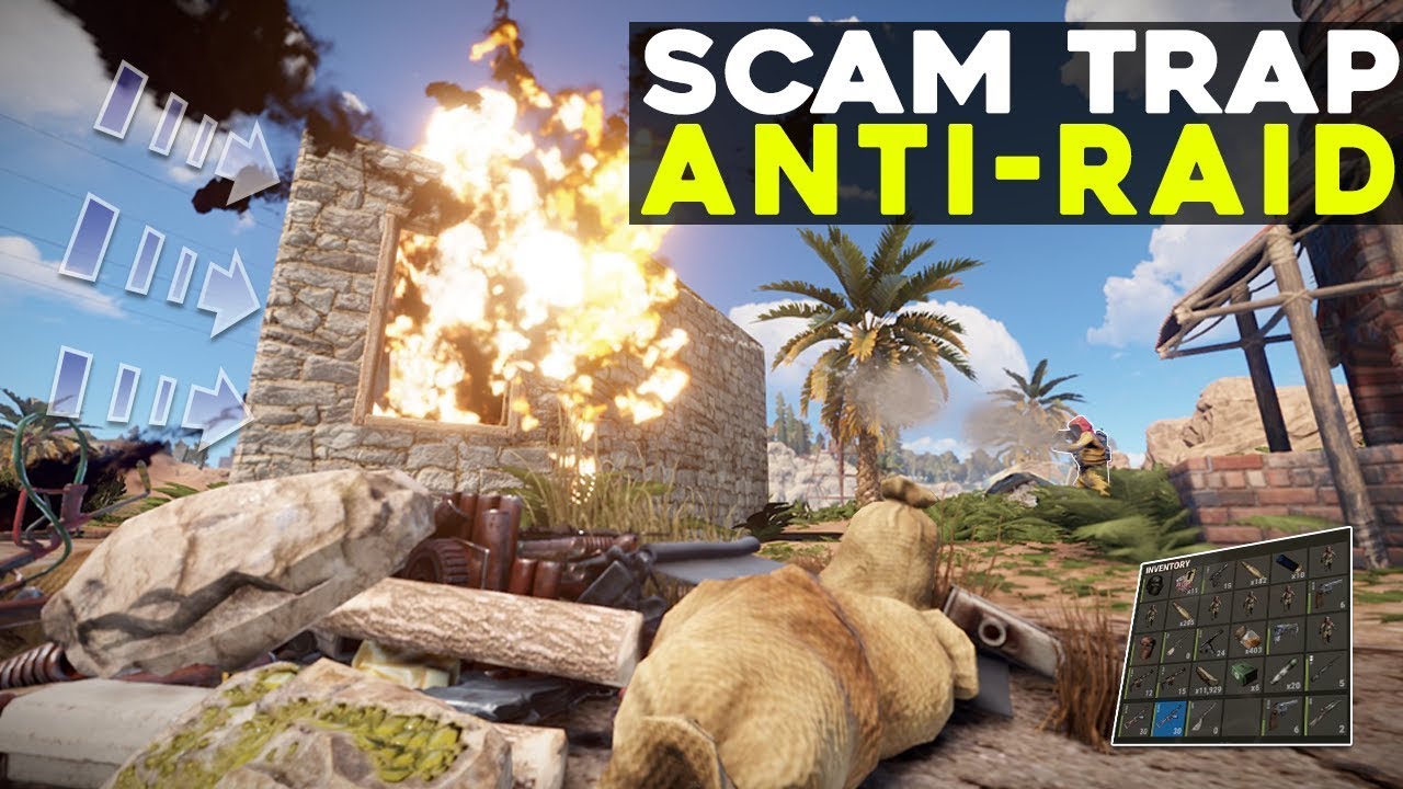RUST | *REVENGE* ANTI RAID on a SCAMMED clan - Rust Trap Base - YouTube