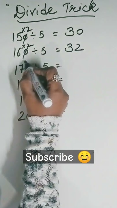 Easy divide trick - YouTube