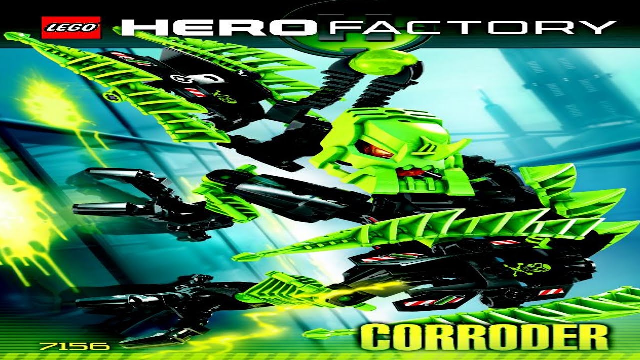 LEGO instructions - Hero Factory - 7156 - Corroder - YouTube