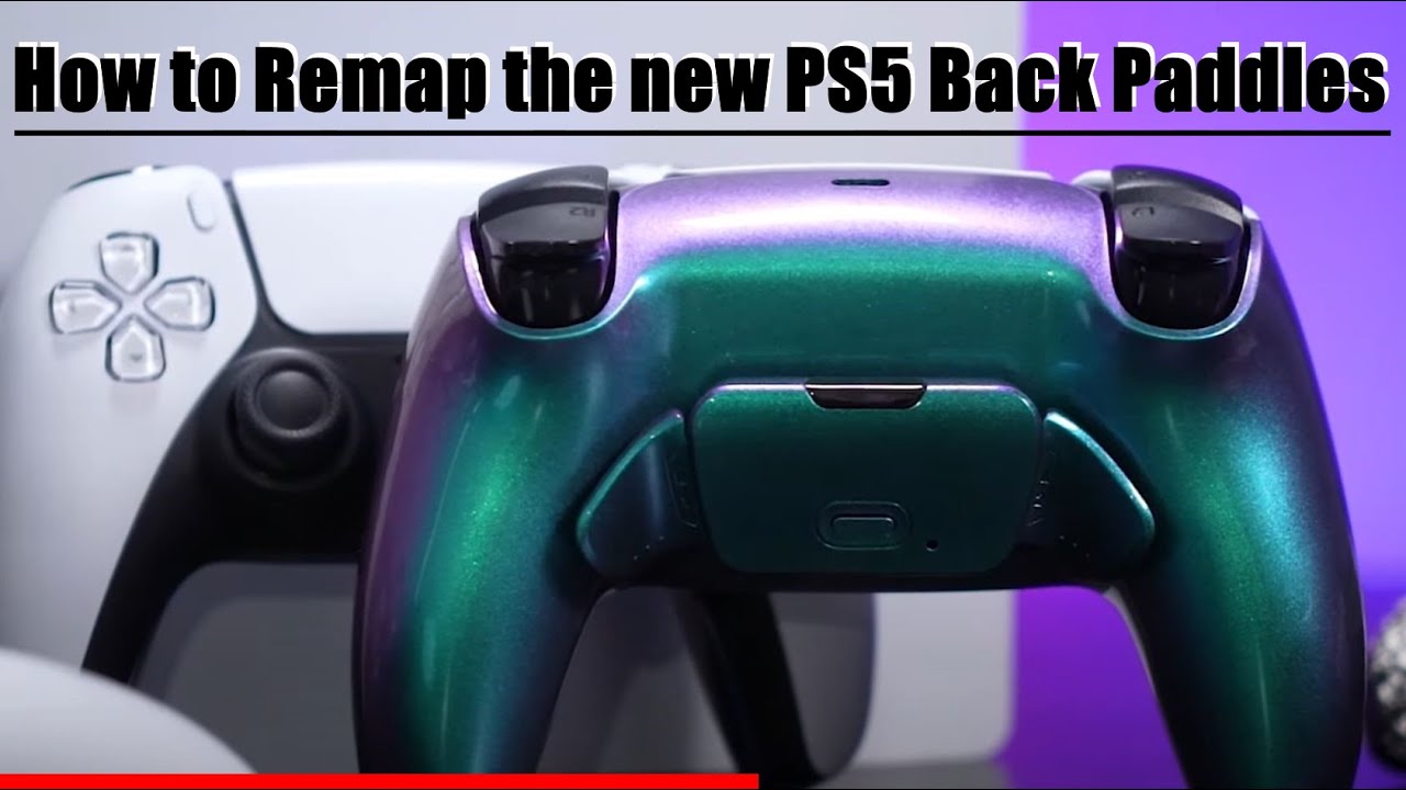 How to Remap The New PS5 Controller Back Paddles - YouTube