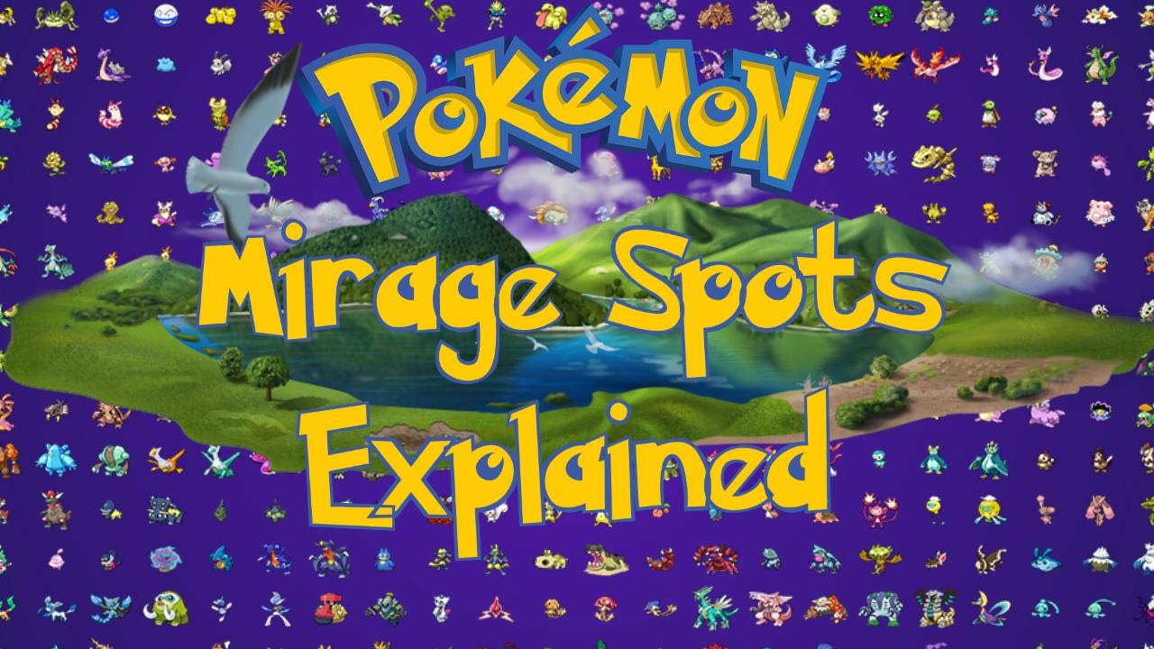 Pokemon Omega Ruby & Alpha Sapphire - Mirage Spots Explained - YouTube