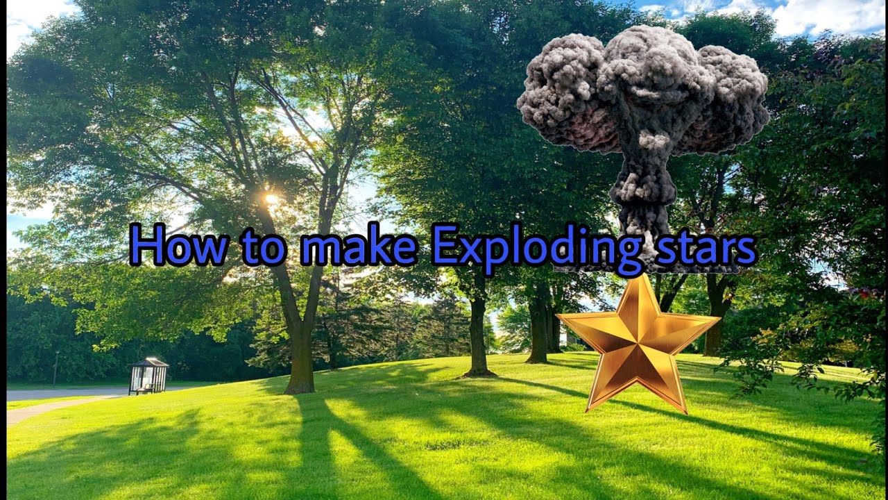How to make exploding stars - YouTube