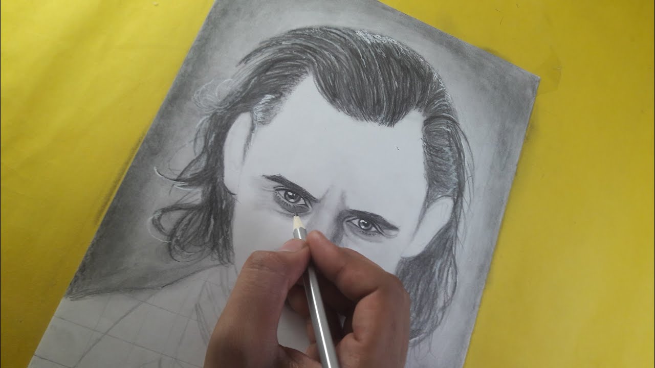 How to draw loki step by step | Loki drawing tutorial | Lesson 3 | Eyes ...