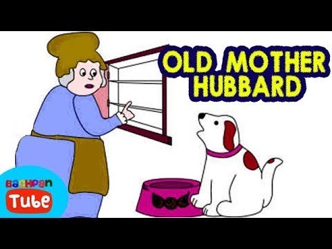 Old Mother Hubbard Nursery Rhyme | English Nursery Rhymes For Kids And ...