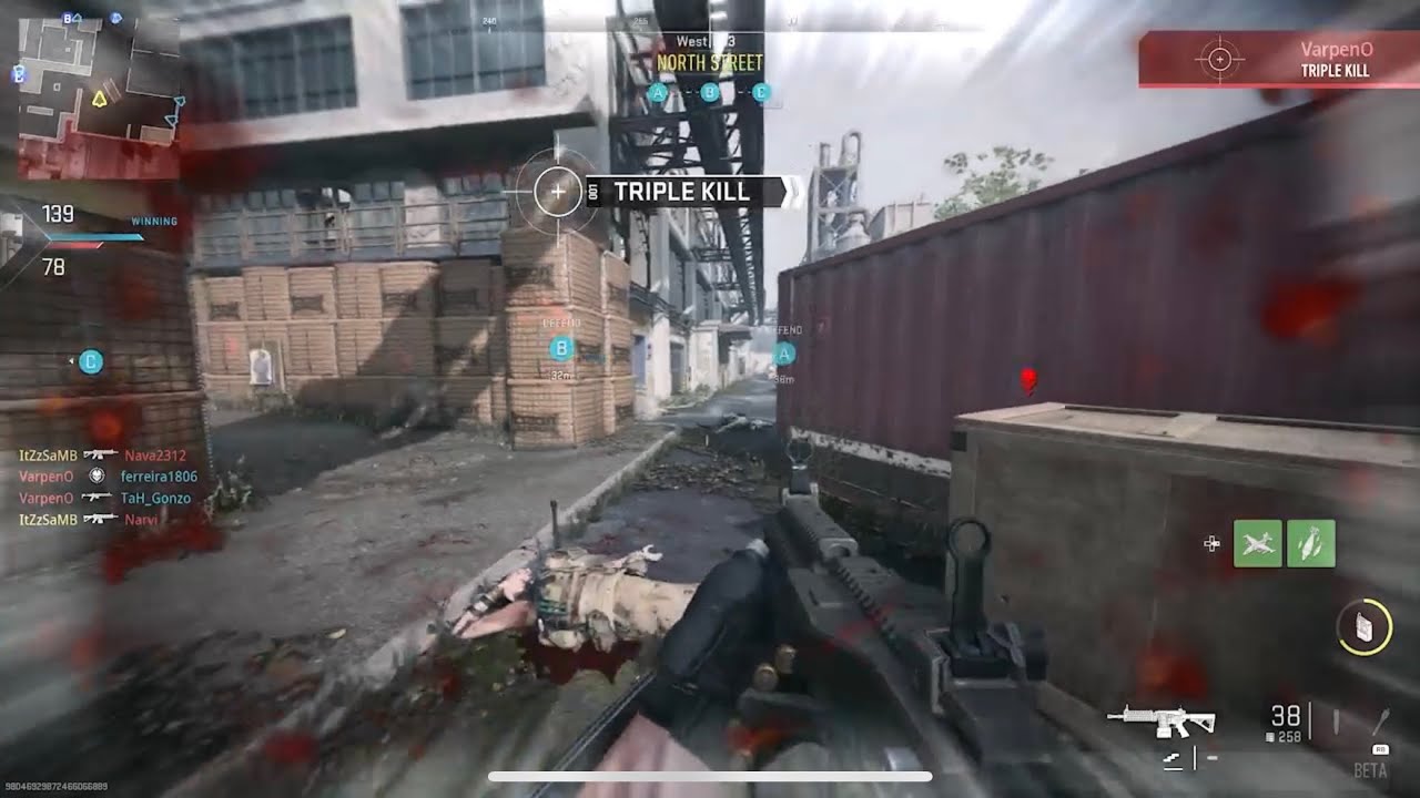 Call of duty Modern warfare 2 beta double kill to triple to kill 6kills ...