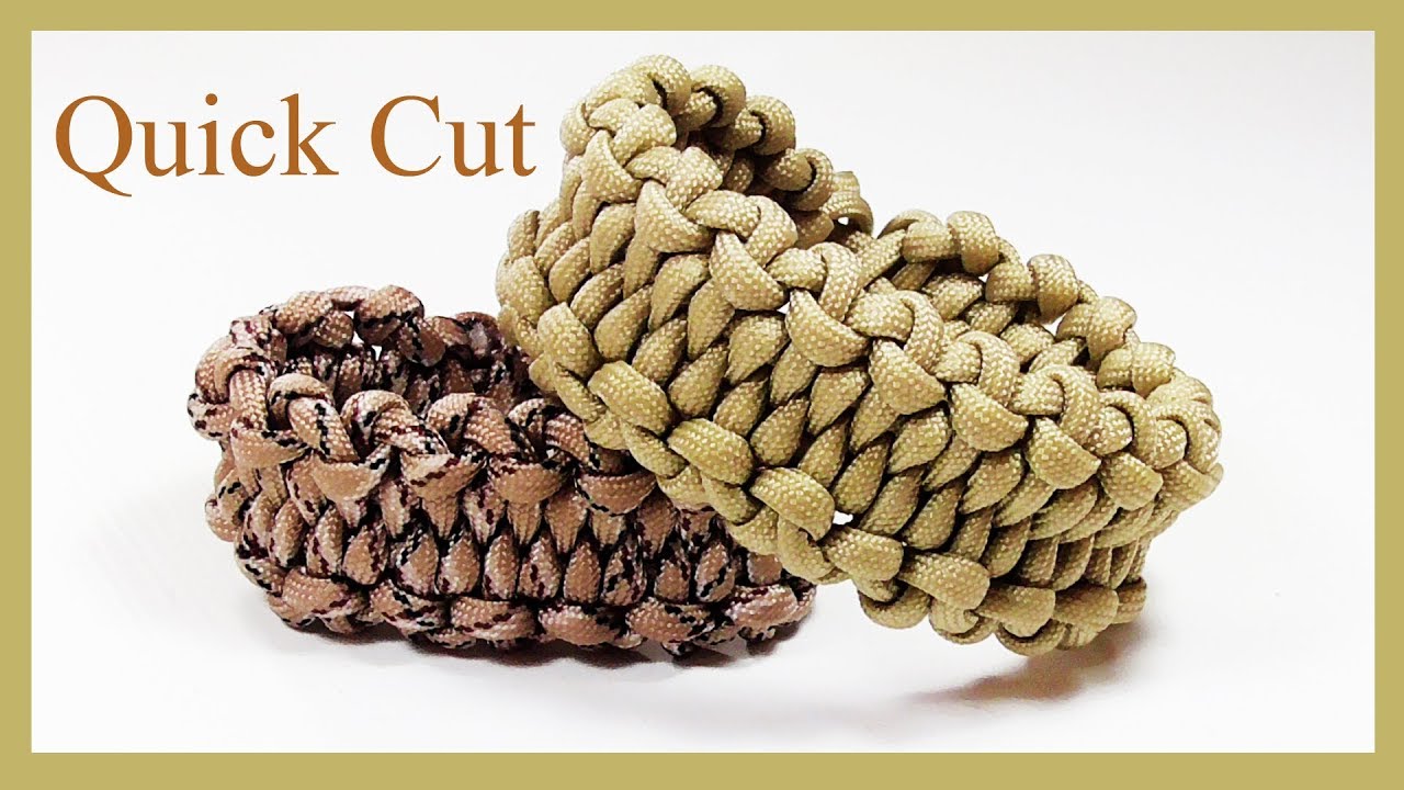 Paracord Bracelet: Backbone Blaze Bar Bracelet Design - Quick Cut - YouTube