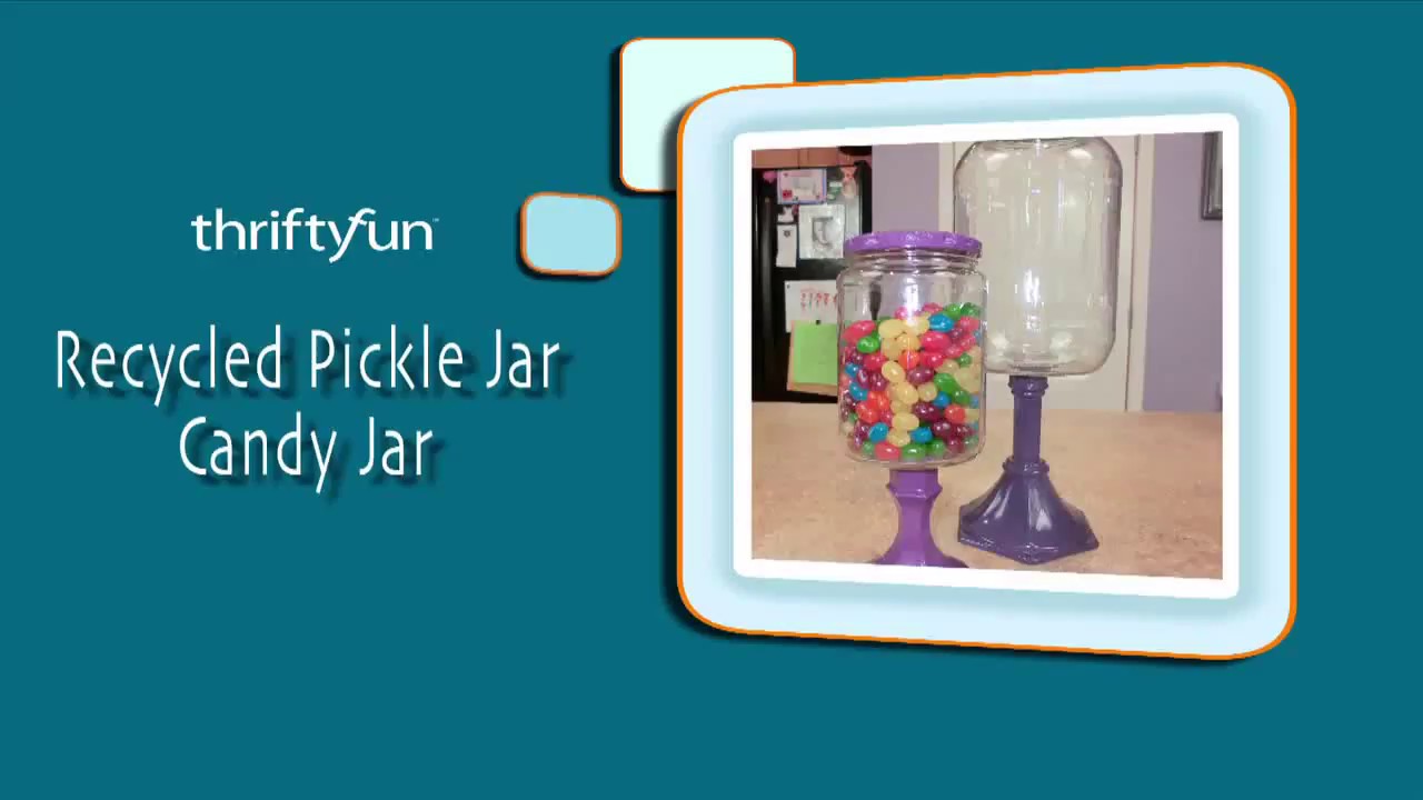 Recycled Container Candy Jar - YouTube