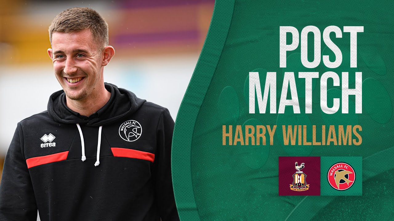 Post-match: Harry Williams over the moon following win over Bradford ...