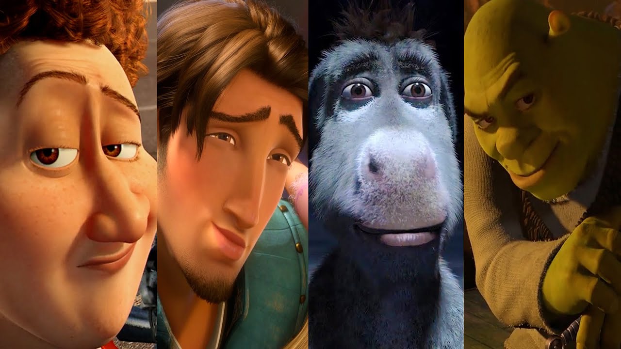 1 Lightskin Stare From 14 Animated Movies - YouTube